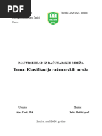 RAČUNARSKE MREŽE - Definicija, Podjela I Mrežna Topolaogija | PDF