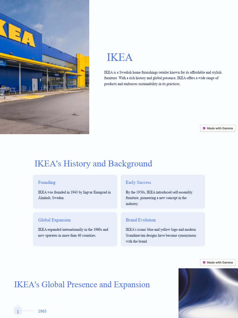 Overview of IKEA's Global Expansion | PDF | Home & Garden | Lifestyle