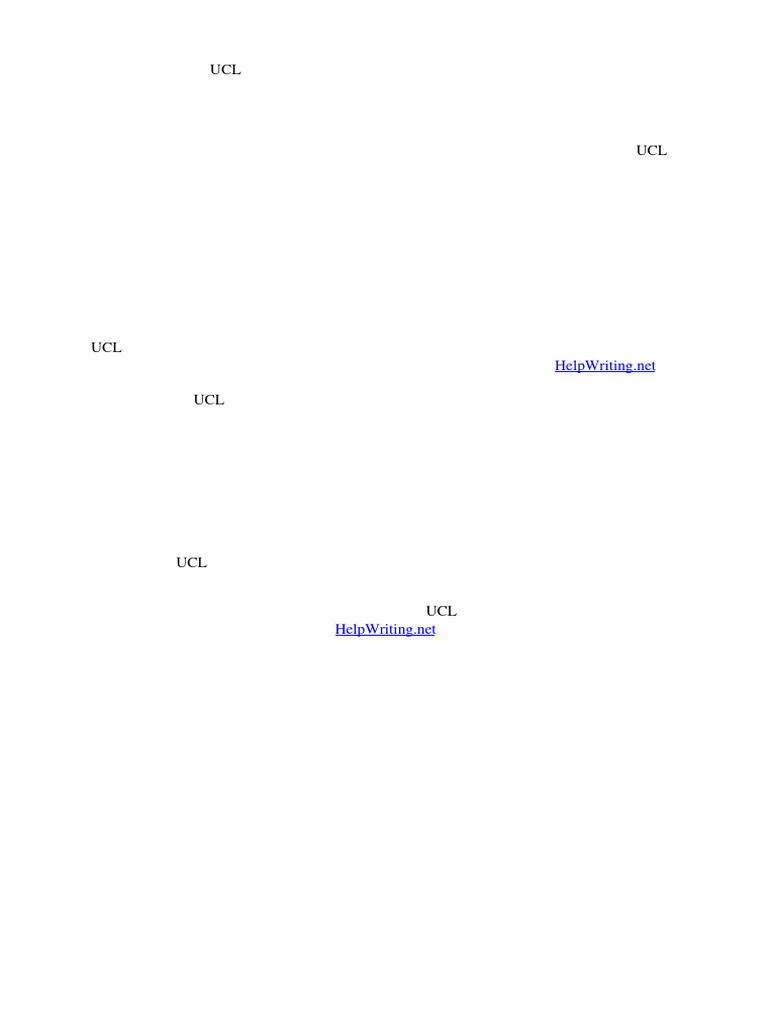 Ucl Thesis Submission | PDF | Thesis