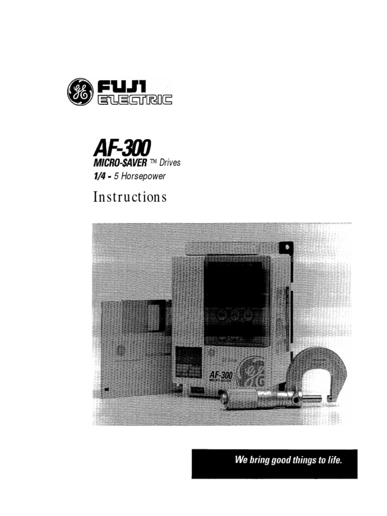 Fuji Electric Microsaver Af300 | PDF | Power Supply | Fuse (Electrical)