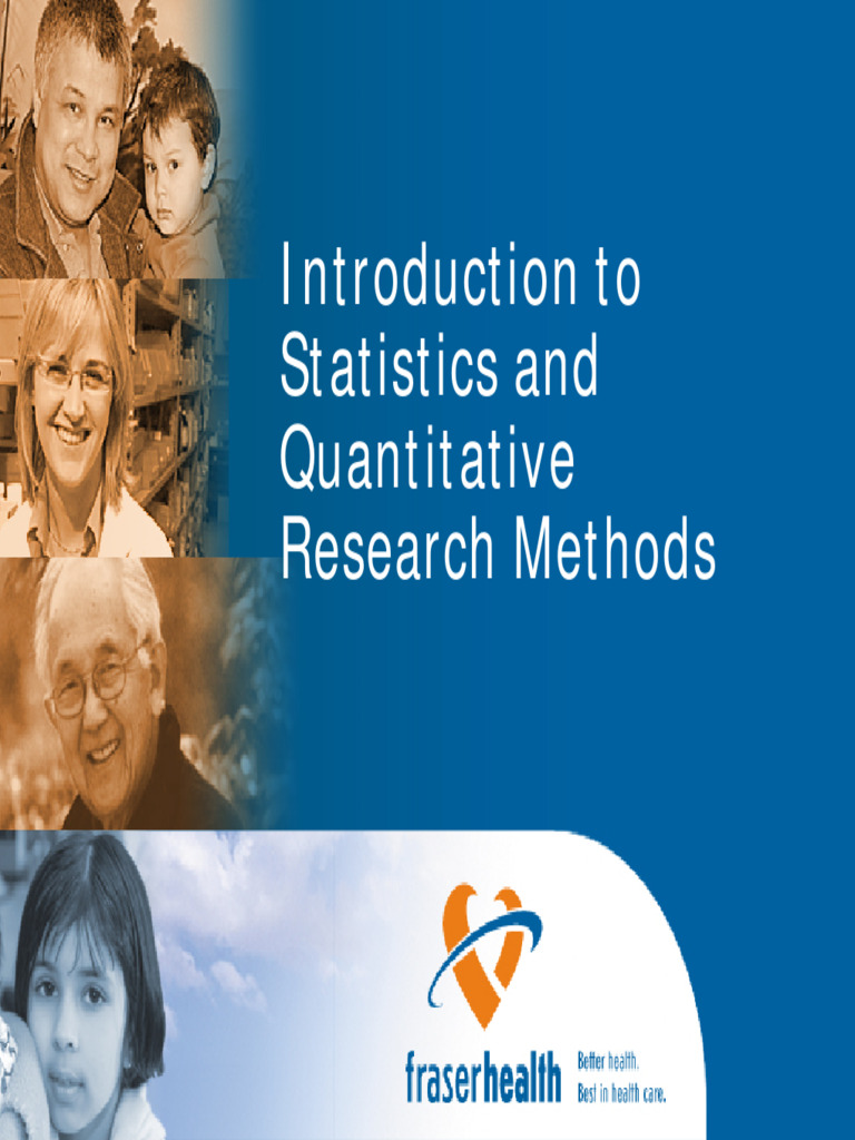 Introduction To Statistics and Quantitative Research Methods | PDF ...