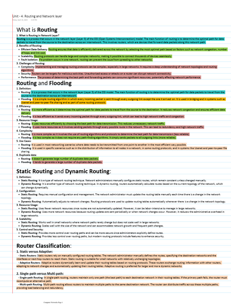 What Is Routing | PDF | Routing | I Pv6