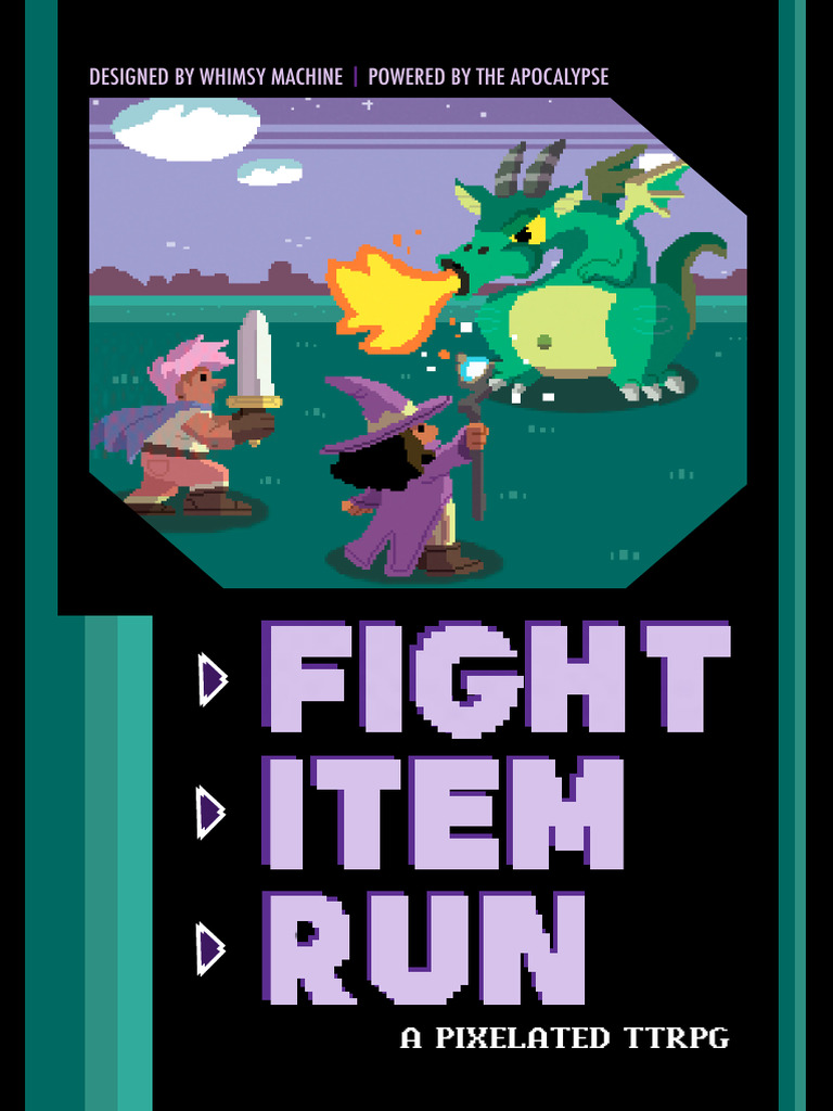 Fight Item Run APixelatedTTRPG-eBook | PDF | Tabletop Role Playing Game ...