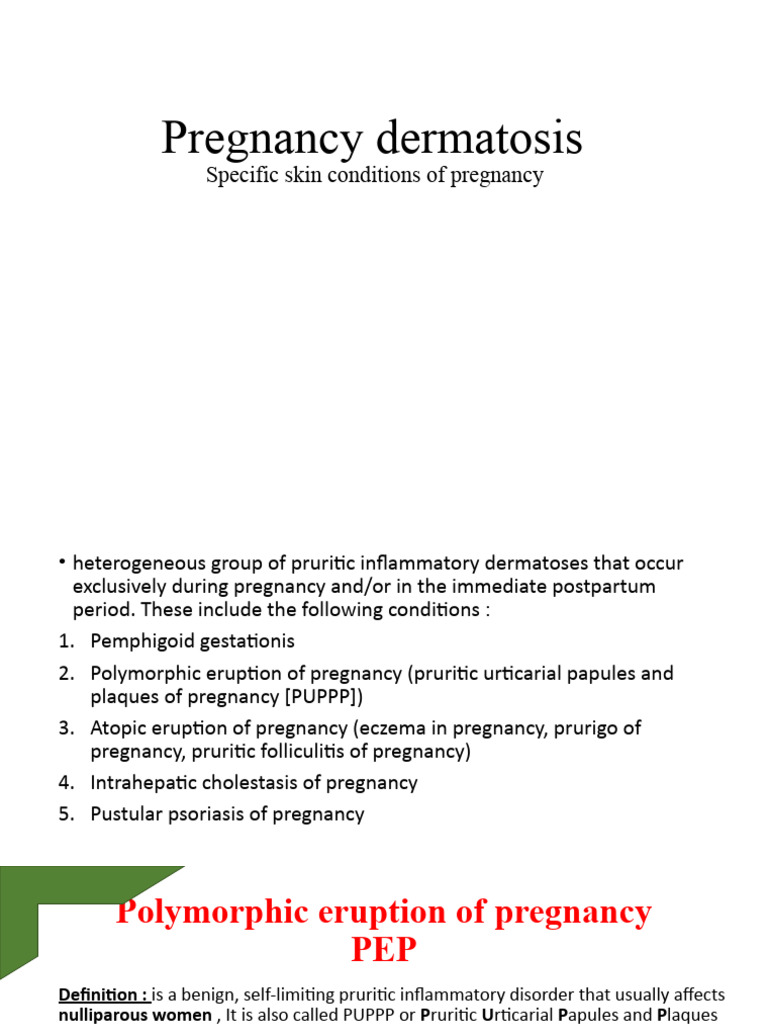 Dermatological & Neurological Changes in Pregnency | PDF | Human ...