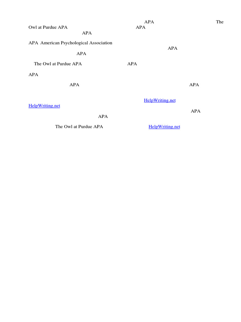 The Owl at Purdue Apa | PDF | Apa Style | Citation