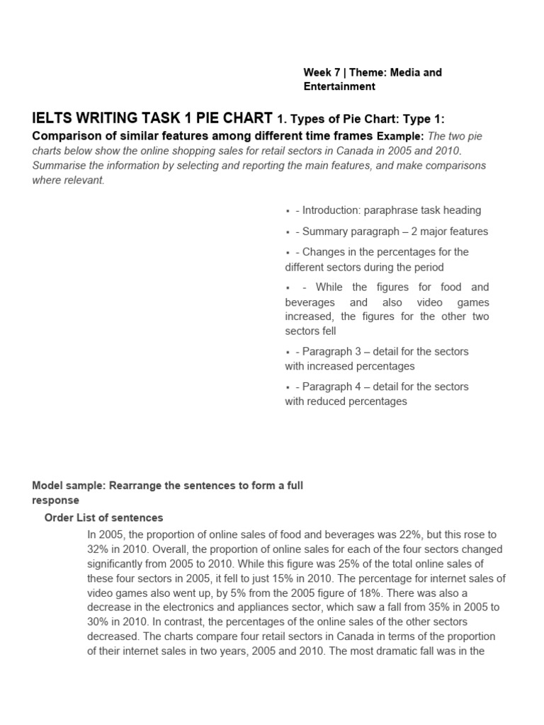Week 7 - Task 1 - Pie Chart | PDF | Car | Pie Chart