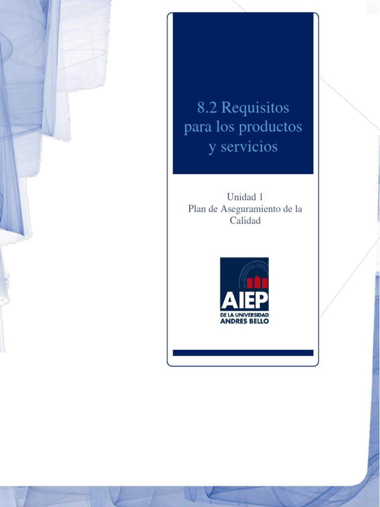 8.2 Requisitos para Los Productos y Servicios | PDF | Negocios | Finanzas y dinero