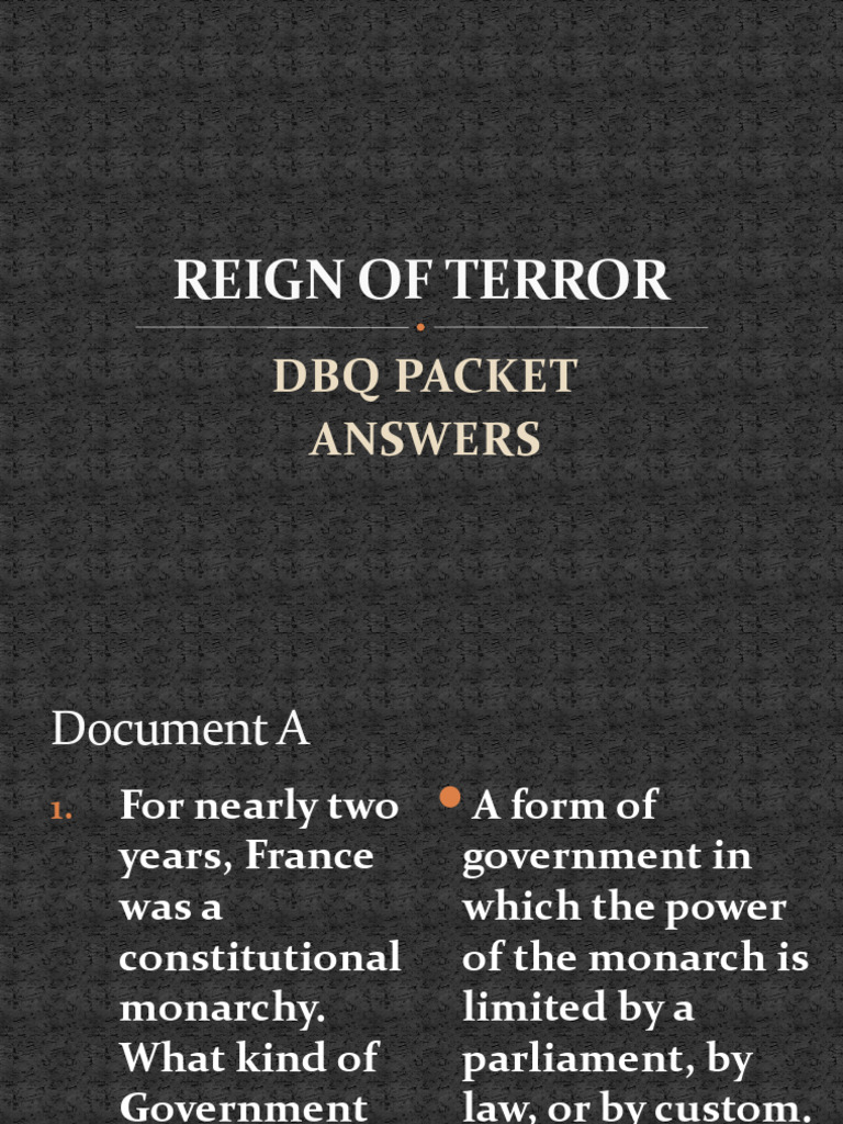Justifying the Reign of Terror | PDF | Reign Of Terror | Maximilien ...