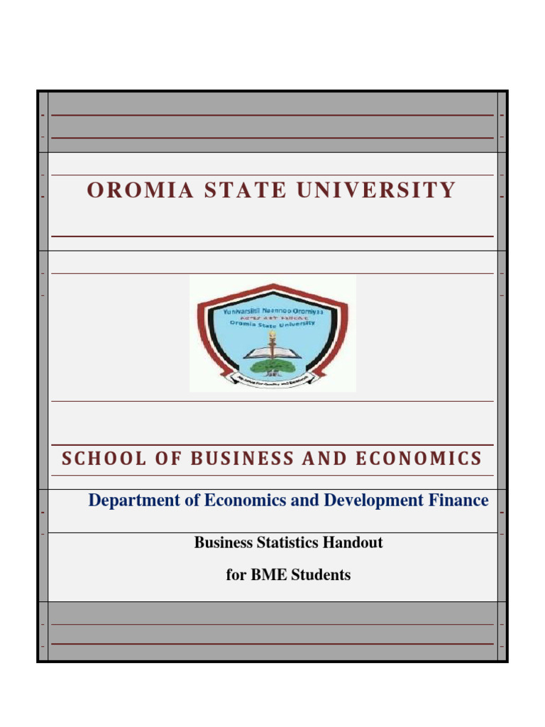 Business Stats Guide for BME Students | PDF | Sampling (Statistics ...