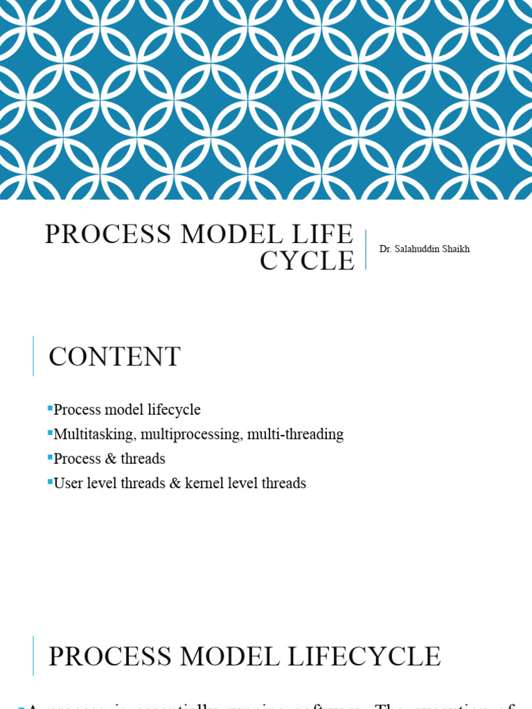 Process Model Life Cycle Pdf Thread Computing Process Computing