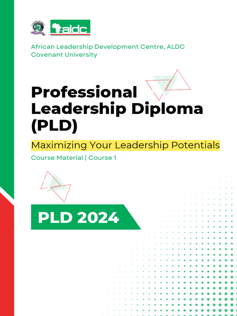 (Course 1) Maximizing Your Leadership Potentials. PLD Course Material ...