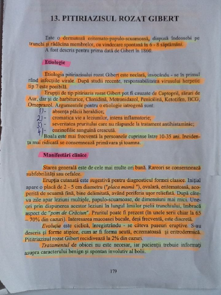 Pitiriazis Rozat | PDF