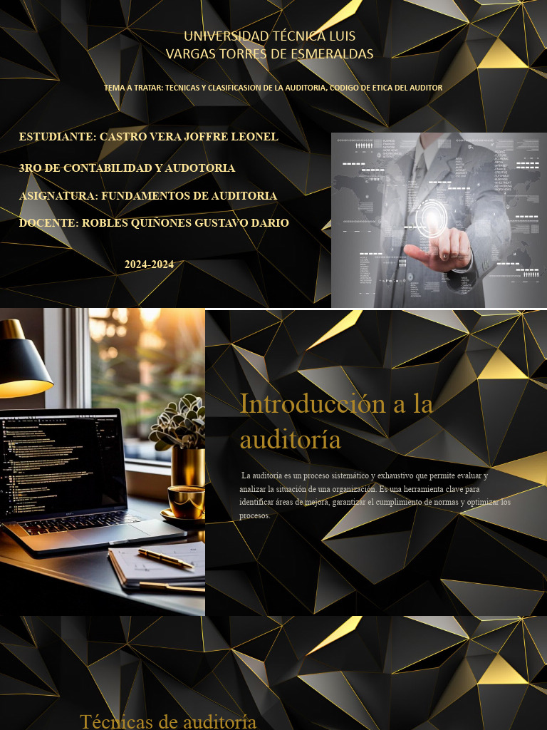 Técnicas y Clasificación de La Auditoría y Código de Ética Del Auditor | PDF | Auditoría | Contralor