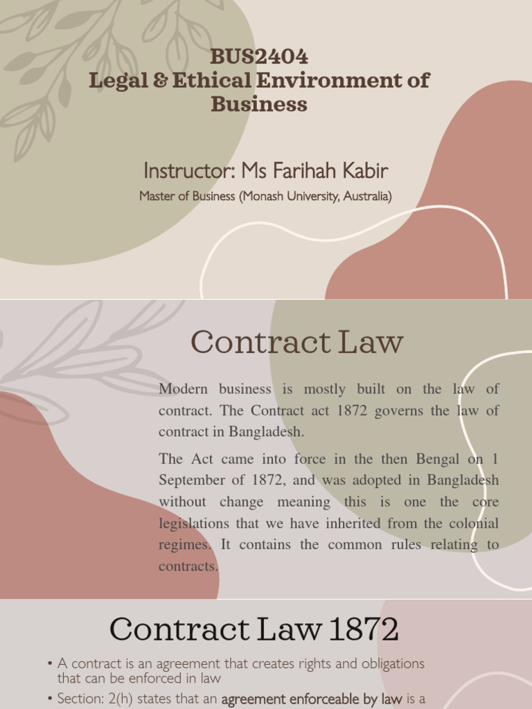 Mentor's IBA Question 2024 | PDF | Offer And Acceptance | Consideration