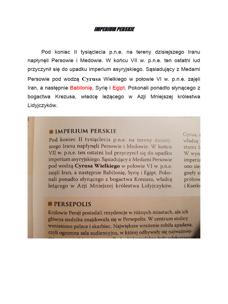 Imperium Perskie | PDF