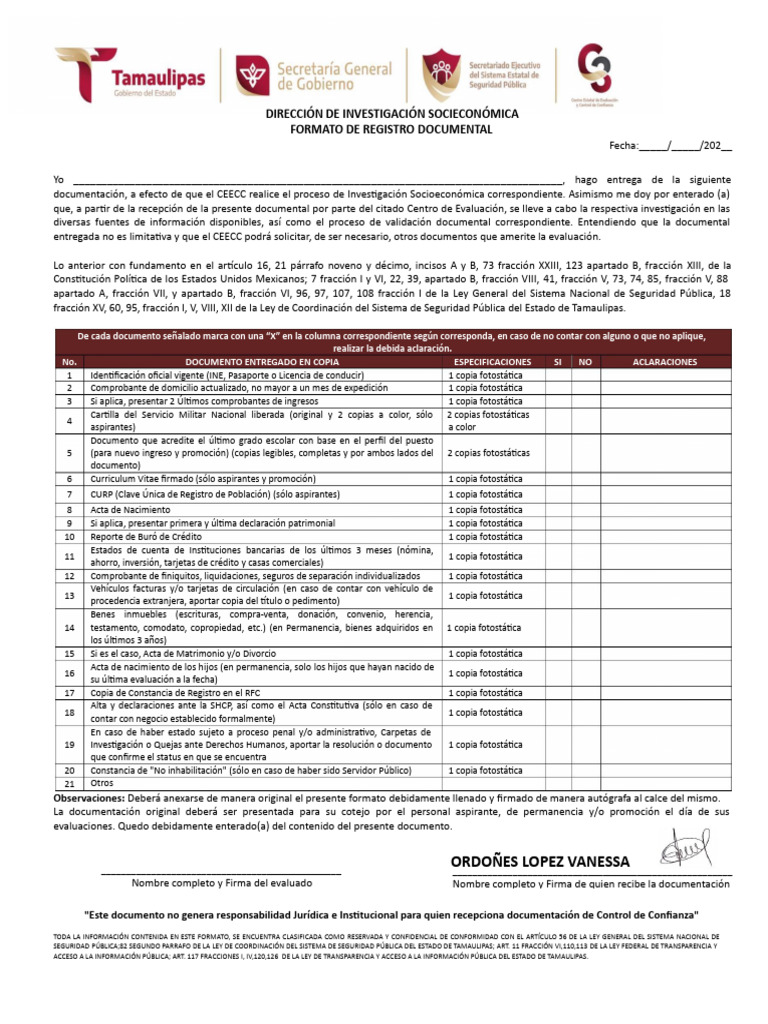 Formato+c3 Firmado | PDF | Gobierno