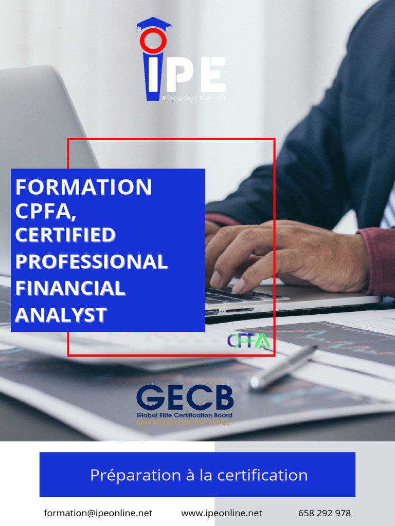 Brochure Cpfa Mod | PDF | Certificat électronique | Économie