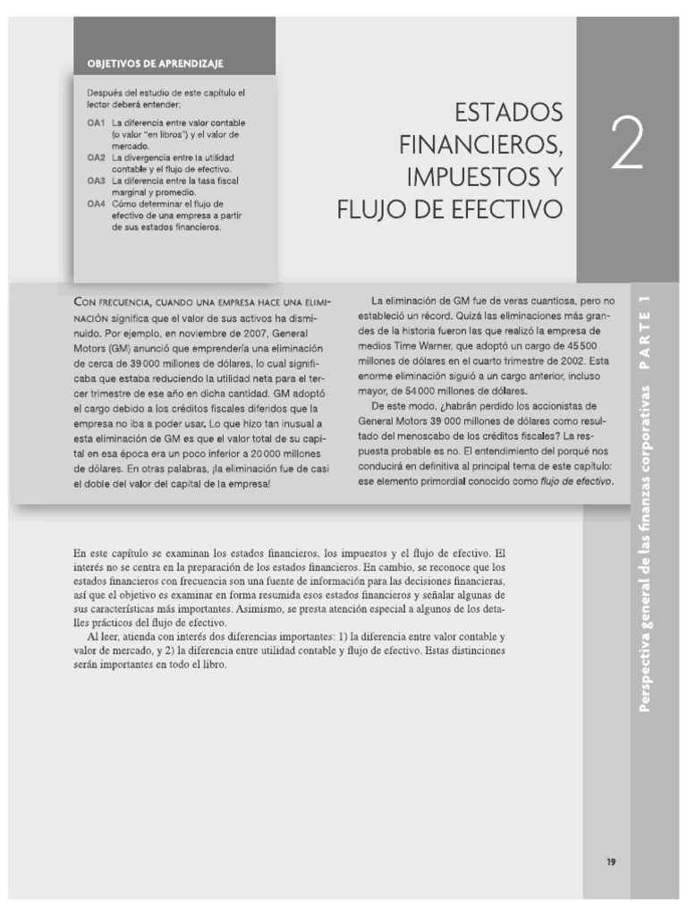 Ross Capitulo 2 Modelo Contable | PDF