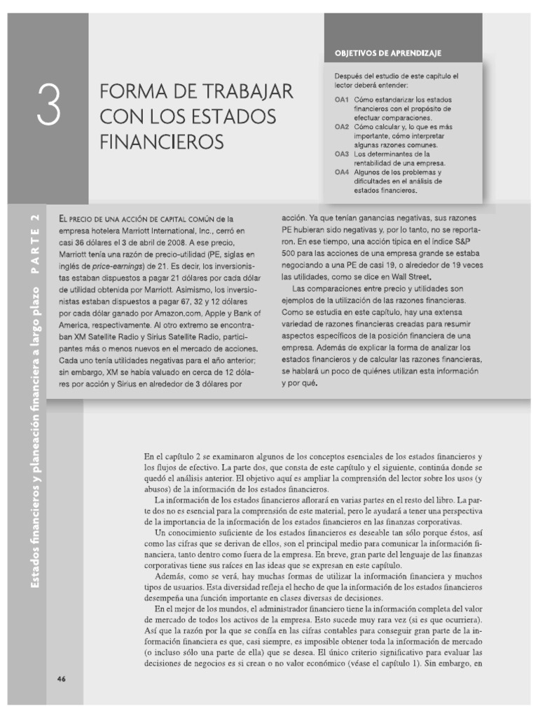 Ross Capitulo 3 Modelo Contable (Cont) | PDF