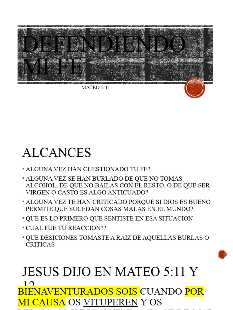 Tema N°10 - Defendiendo Mi Fe | PDF | Pablo el apóstol | Jesús