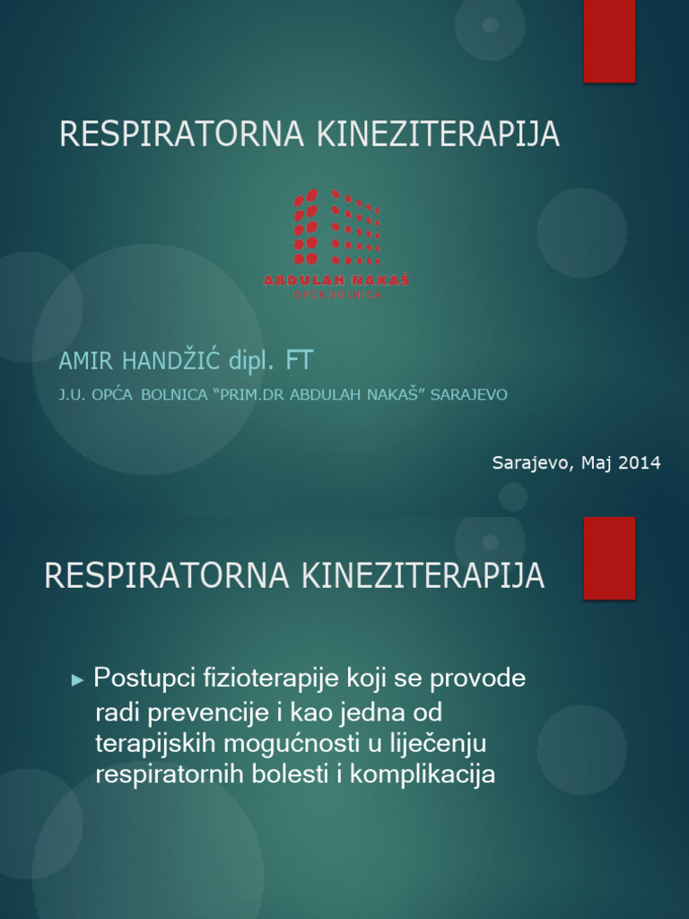 Respiratorna Kineziterapija Prava | PDF