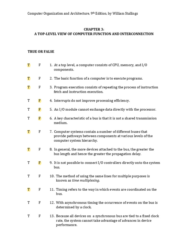 CH03 | PDF | Central Processing Unit | Computer Data Storage