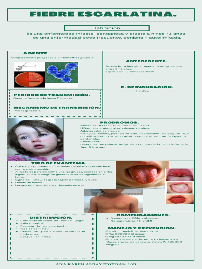 Escarlatina | PDF | Epidemiología | Inmunología