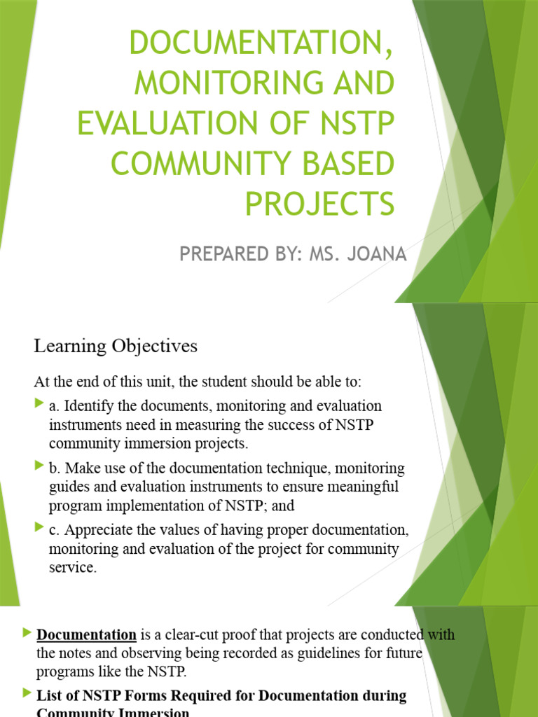 NSTP 2 Module 5 | PDF | Evaluation | Monitoring And Evaluation