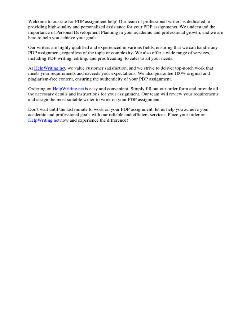 Pdp Assignment | PDF | Methodology | Vocabulary