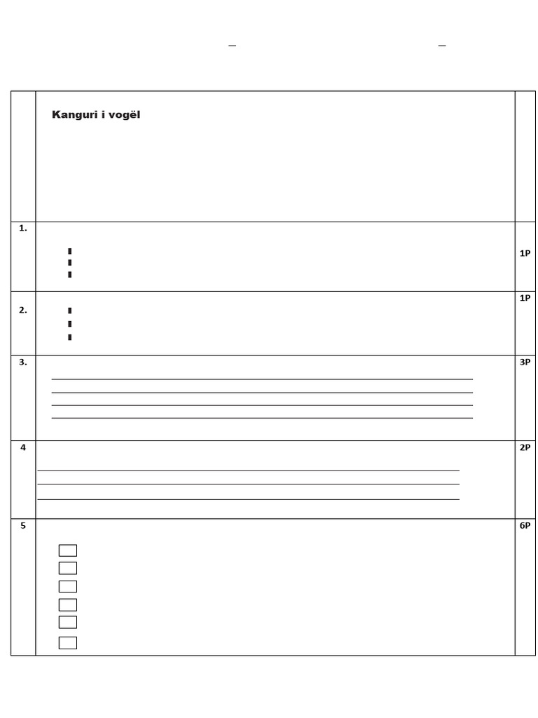 TEST-NGA-LËNDA-E-GJUHËS-SHQIPE-Prill-Maj-2022 | PDF