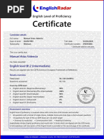 English Level Test (A1-C2) - Online English Test EnglishRadar | PDF ...