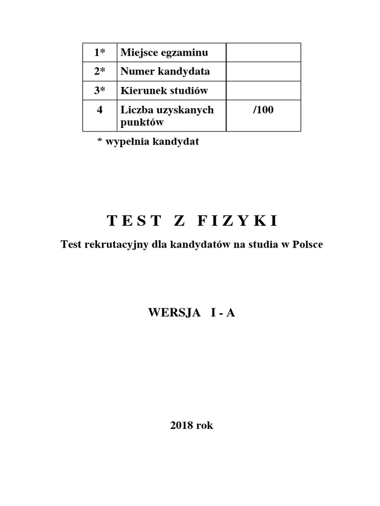 Fizyka | PDF