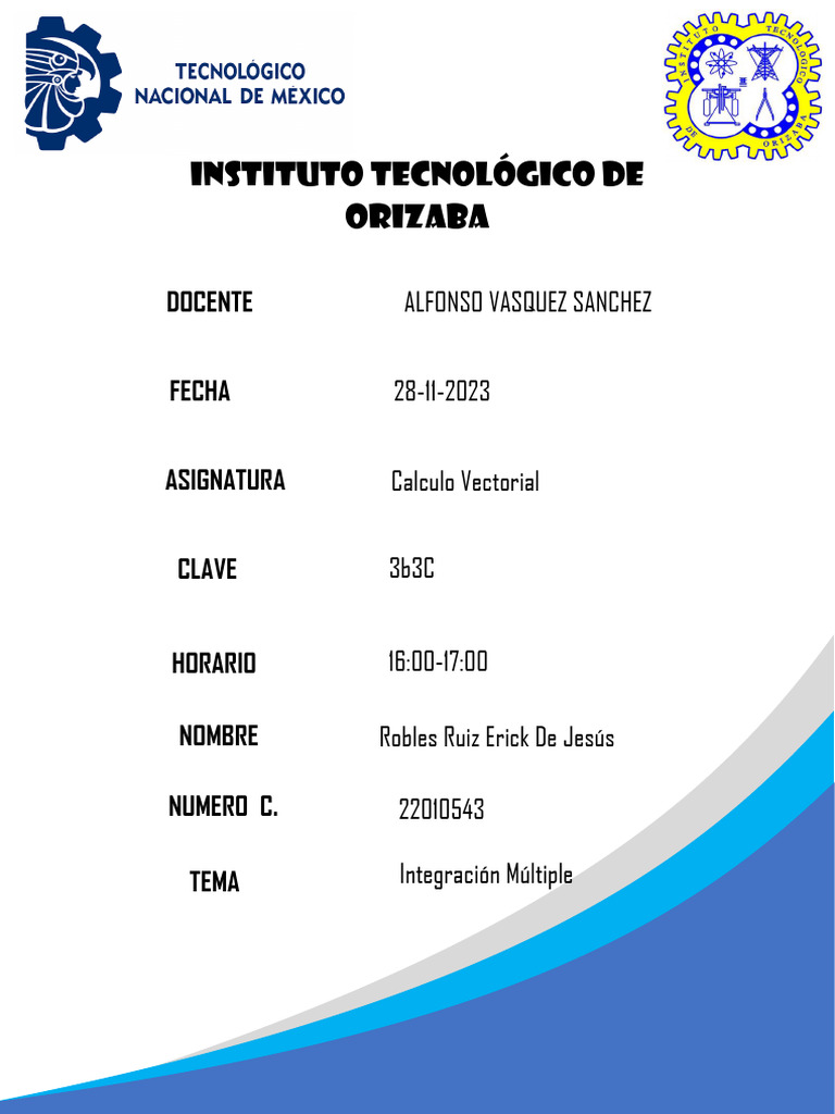 Calculo U5 Integracion Multiple | PDF | Integral | Vector Euclidiano