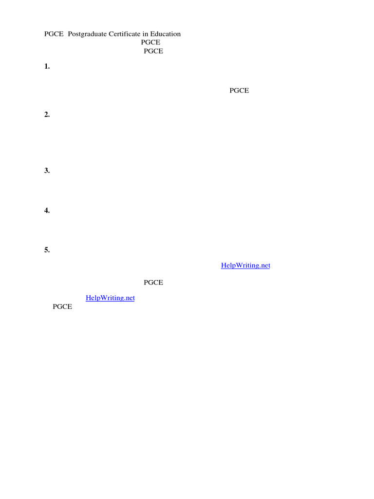 如何撰写pgce个人陈述 | PDF
