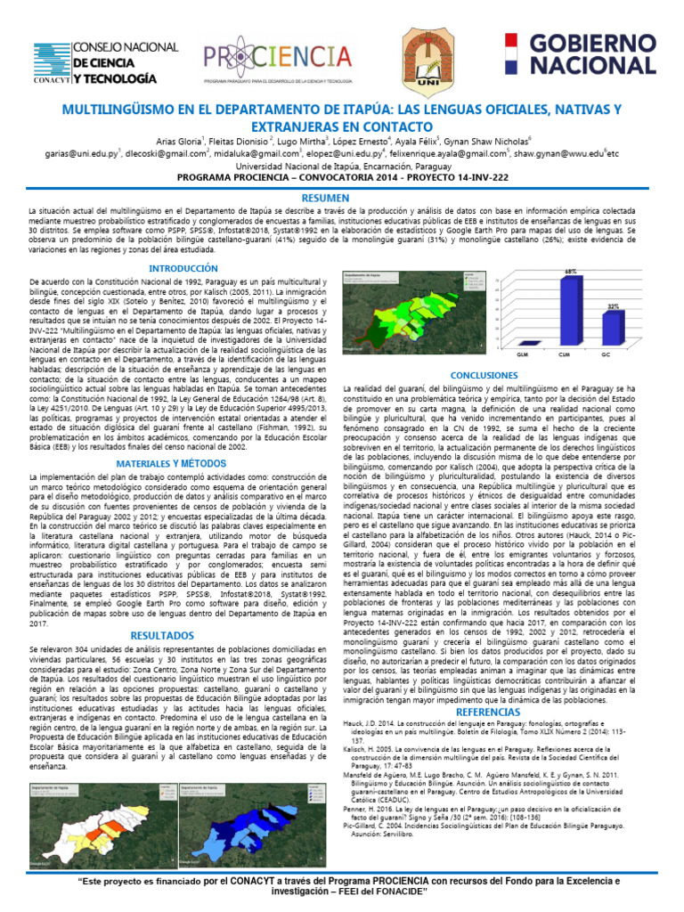 Poster 14inv222 | PDF | Multilingüismo | Lengua española