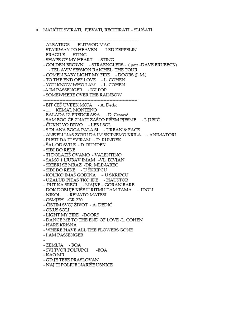 Naučiti - Svirati | PDF