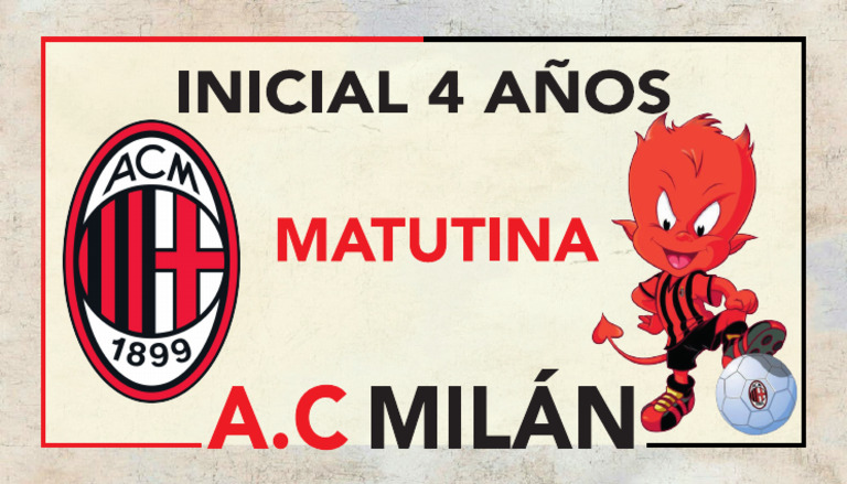 70 cm x 40 cm diseño ac milan | PDF