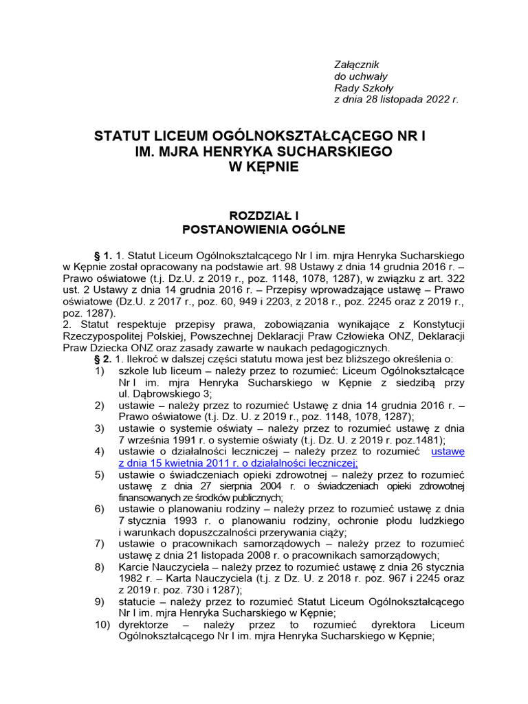 Statut Lo 2022 | PDF