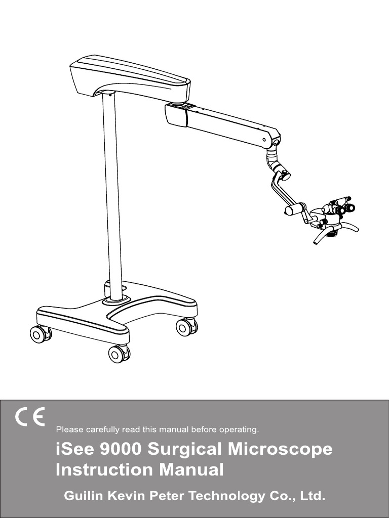 iSee 9000 Surgical Microscope Manual | PDF | Electromagnetic ...