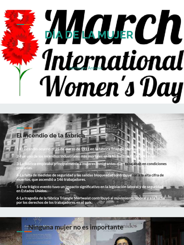 Día De La Mujer Pdf México Mujer