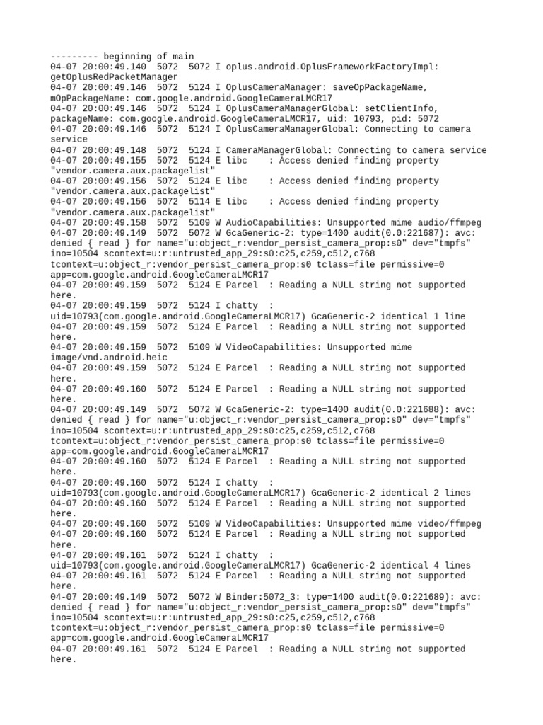 Logcat 1712494848906 | PDF | Computing | Operating System Technology