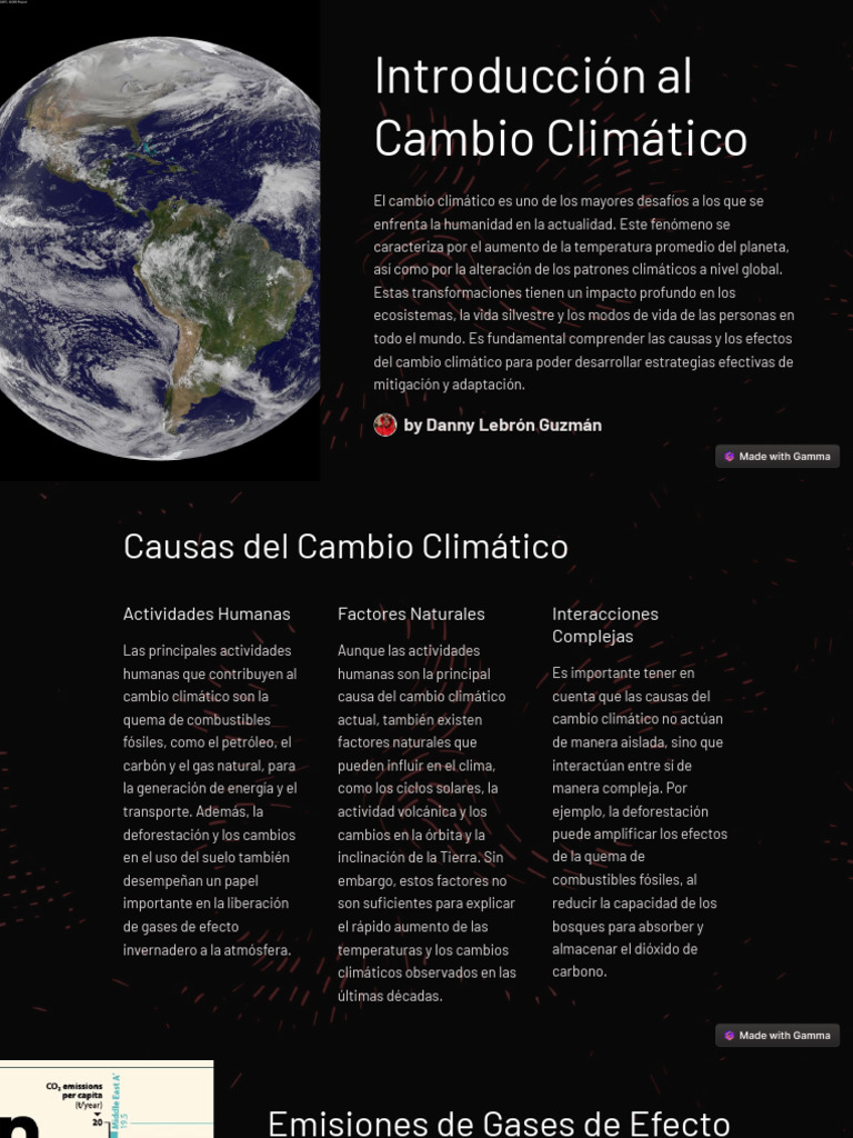 Introduccion-al-Cambio-Climatico | PDF | Gases de efecto invernadero ...
