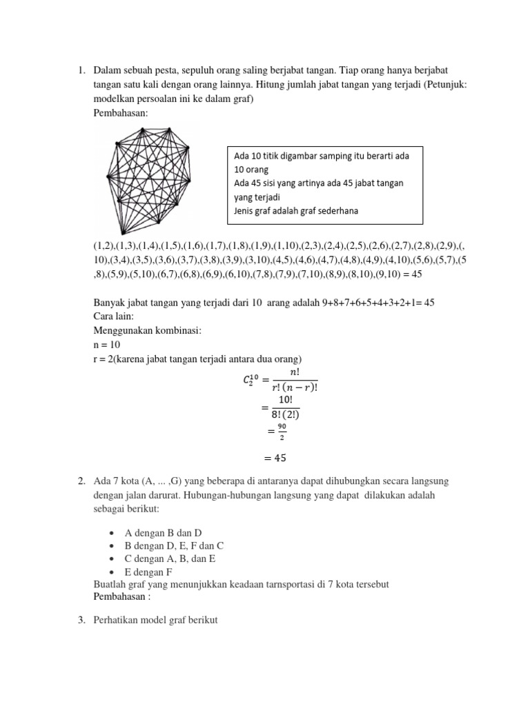 Jawaban Soal Matdis | PDF | Metode & Bahan Ajar