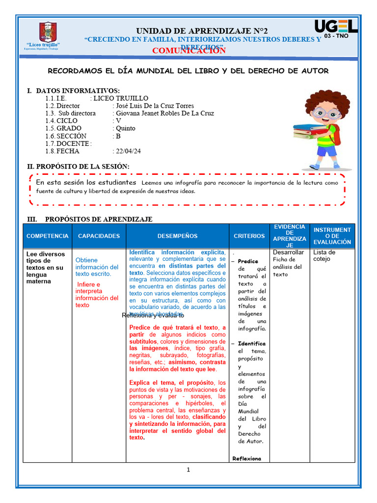 Plan Lector | PDF | Infografia | Enseñando