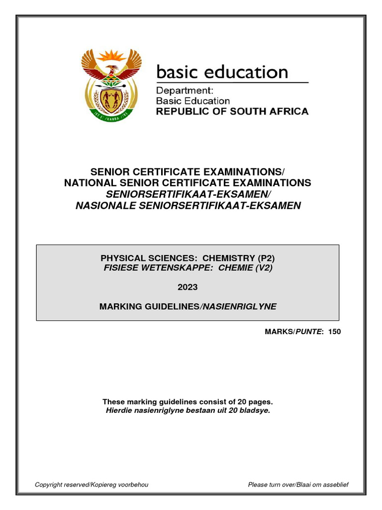 Physical Sciences P2 May-June 2023 MG Eng & Afr | PDF | Scientific Phenomena | Metrology