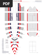 Lufthansa B747-400 D-ABVM Papercraft Template | PDF