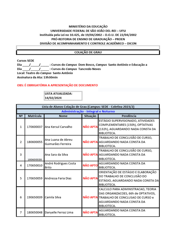 Colacaodegraucoletiva SEDEmar 2024 | PDF