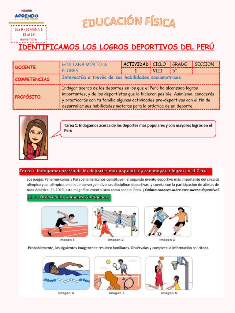 5F EVA DANITZA VASQUEZ FLORES - 9 EXP Act 1 | PDF | Perú