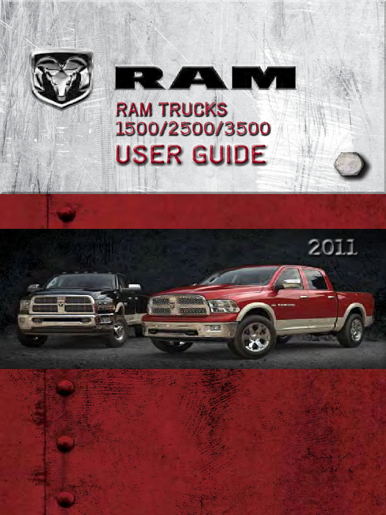 2011 Dodge Ram 1500 Manual | Download Free PDF | Airbag | Headlamp