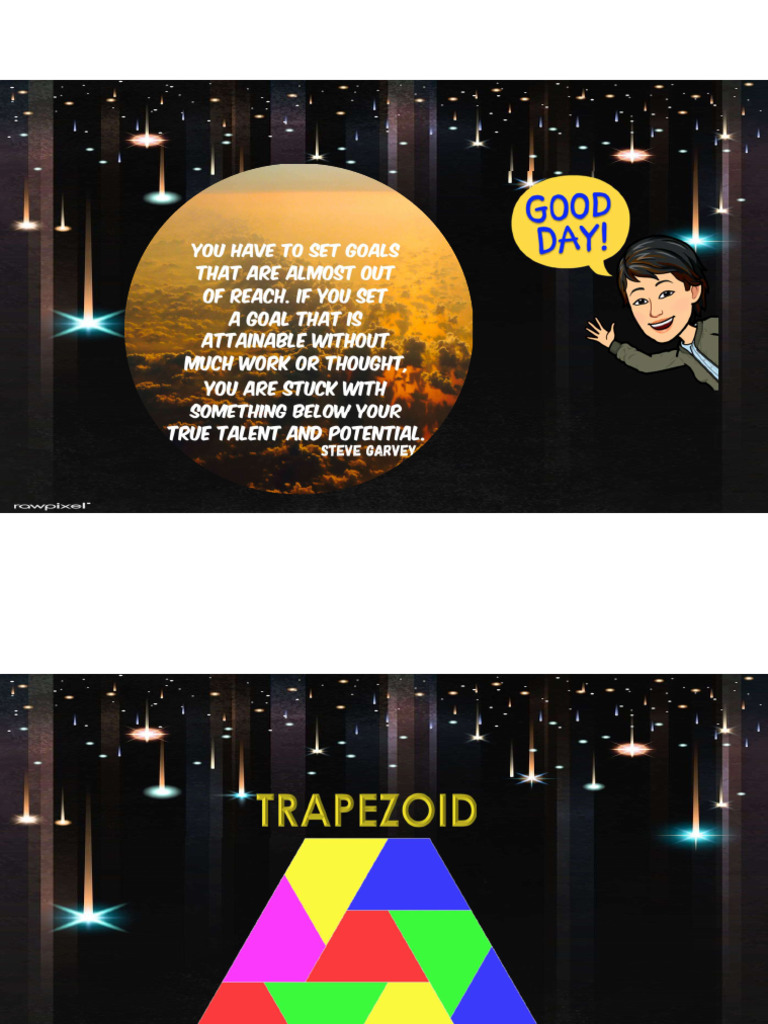 Lesson 6 Trapezoid | PDF | Teaching Methods & Materials